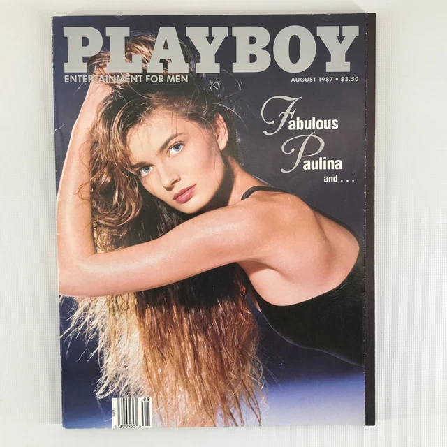 PLAYBOY MAGAZIN AUGUST 1987 Cover: Paulina Porizkova Playmate: Sharry ...