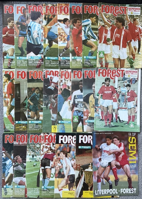 NOTTINGHAM FOREST PROGRAMMES 1989-1990 £2.77 - PicClick UK
