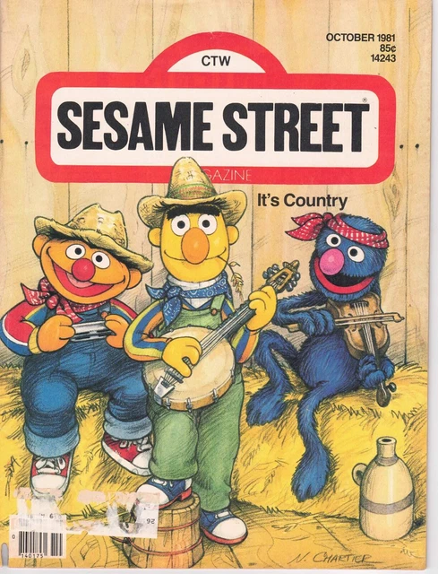 SESAME STREET MAGAZINE October 1981 Country Forgetful Jones Vintage CTW ...