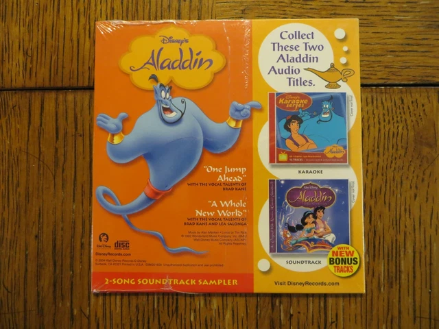 BRAD KANE, LEA Salonga - Aladdin 2-Song Soundtrack Sampler - 2004 CD ... BRAD KANE, LEA Salonga - Aladdin 2-Song Soundtrack Sampler - 2004 CD ...