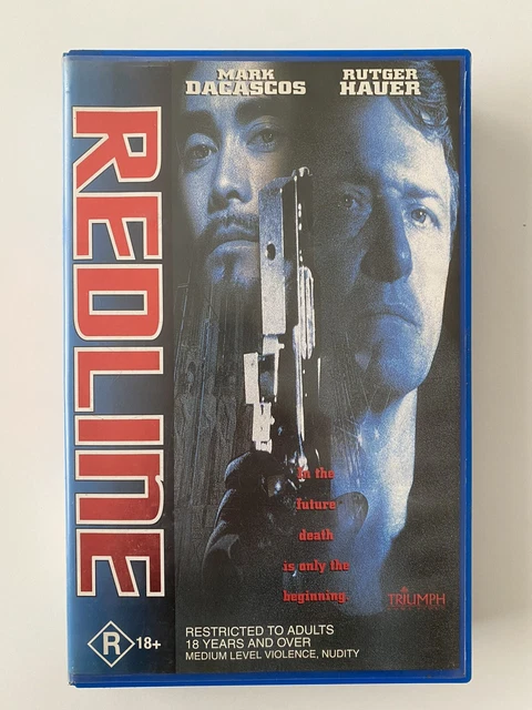 REDLINE [VHS] TRIUMPH Ex-Rental Big Box Video Tape Dacascos Hauer Action 1997 EUR 14,54 ...