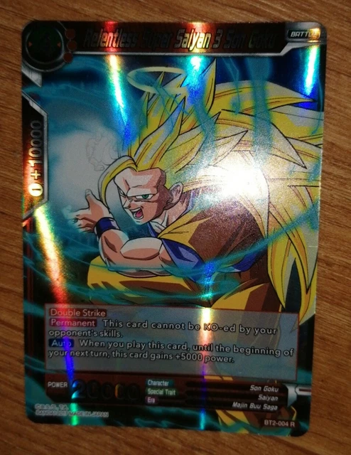 DRAGONBALL SUPER RELENTLESS Super Saiyan 3 Son Goku Union Force BT2-004 ...