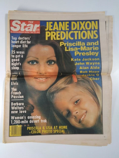 THE STAR MAGAZINE Vtg 1977 Elvis Priscilla Predictions Rare £22.55 ...