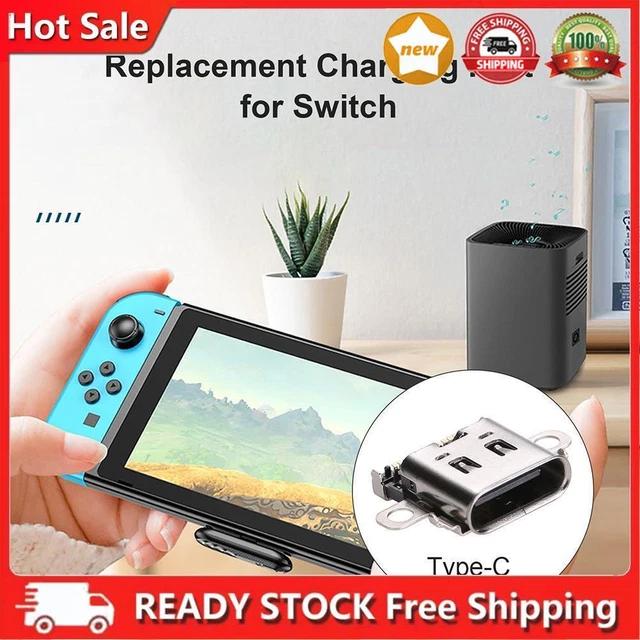 REPLACEMENT USB TYPE C Charging Port Charger Socket for Nintendo Switch ...