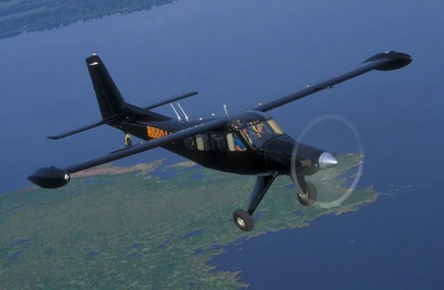 HELIO HST-550 STALLION Civil Utility Aircraft Mahogany Kiln Wood Model ...