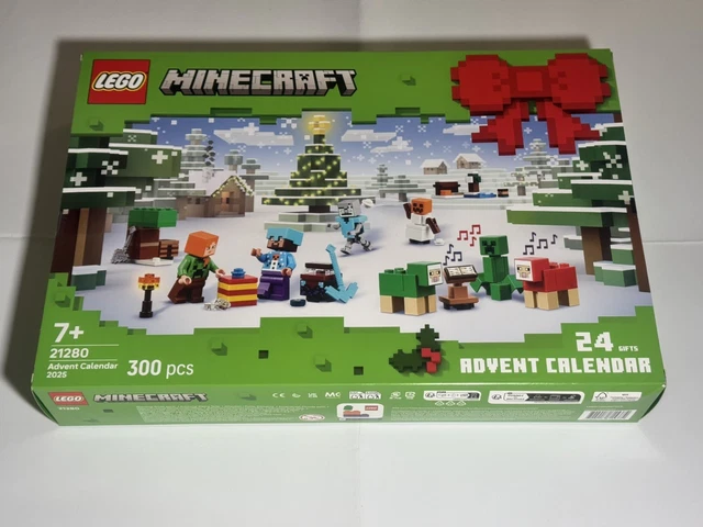 LEGO MINECRAFT 2025 Advent Calendar (21280) – Brand New & Sealed FREE ...