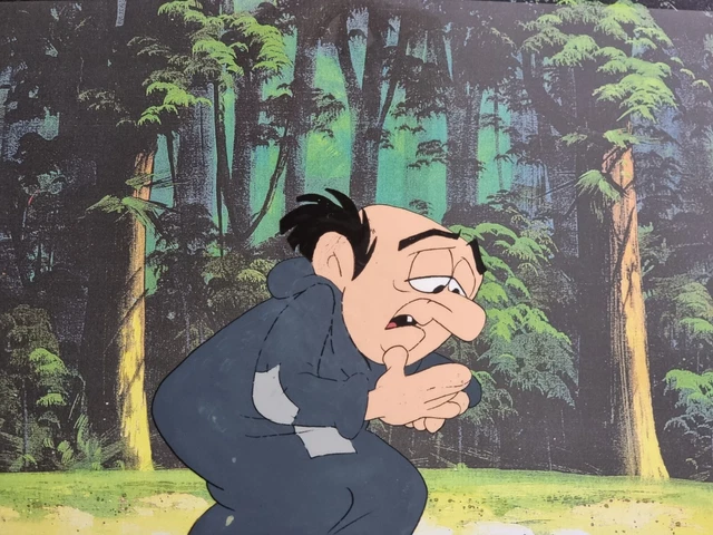 HANNA BARBERA GARGAMEL Original 1980s TV SMURFS Animation Art ...