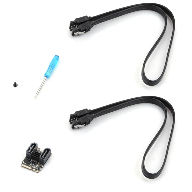 M2 TO SATA3.0 Expansion Card WiFi M.2 (A+E Key) to SATA Hard Disk ...