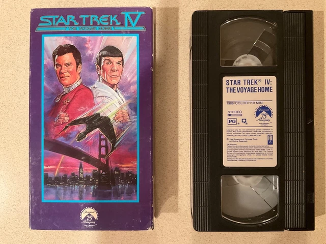 STAR TREK IV: The Voyage Home (VHS, 1987) William Shatner, Leonard ...