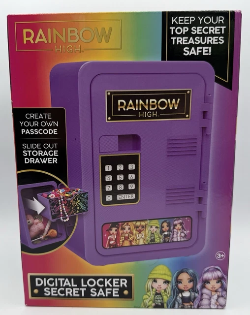 RAINBOW HIGH DIGITAL Locker Secret Safe Create Your Own Passcode, Brand ...