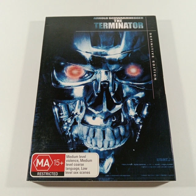 THE TERMINATOR DVD Region 4 PAL Definitive Edition Movie Arnold ...