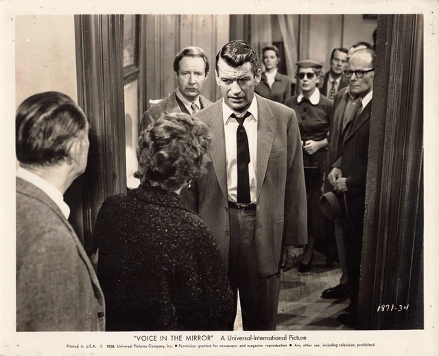 ORIGINAL VINTAGE CINEMA Still Photo Movie Voice In The Mirror Richard ...