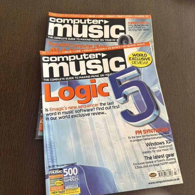 COMPUTER MUSIC MAGAZINE Issue 42 & 44 January March 2002 - The 2001 ...