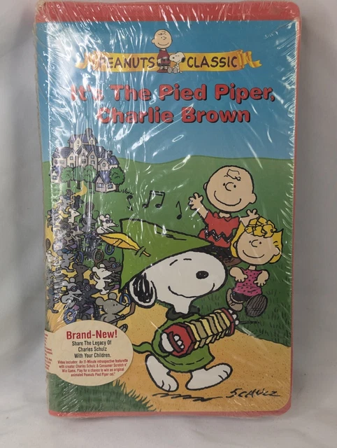 IT'S THE PIED Piper Charlie Brown VHS 2000 Clamshell Peanuts Classic £ ...