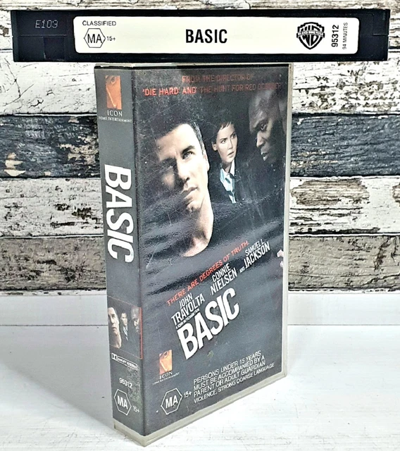RARE COPY OF 'Basic' on VHS in very good cond, John Travolta, Icon 2009 ...