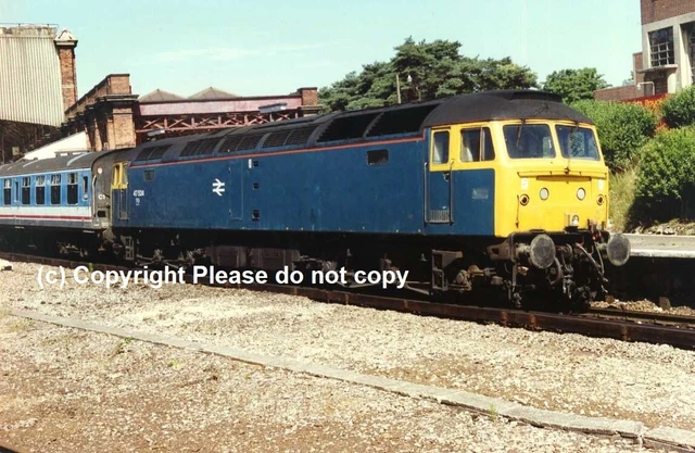 BRITISH RAILWAY DIESEL Locomotive Photo Corp Class 47 # 47524 At ...