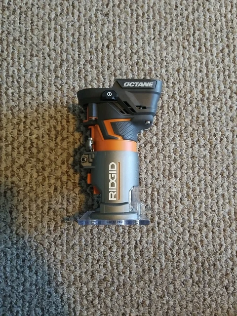 RIDGID R860443B 18V OCTANE Cordless Brushless Compact Router Tool Only ...