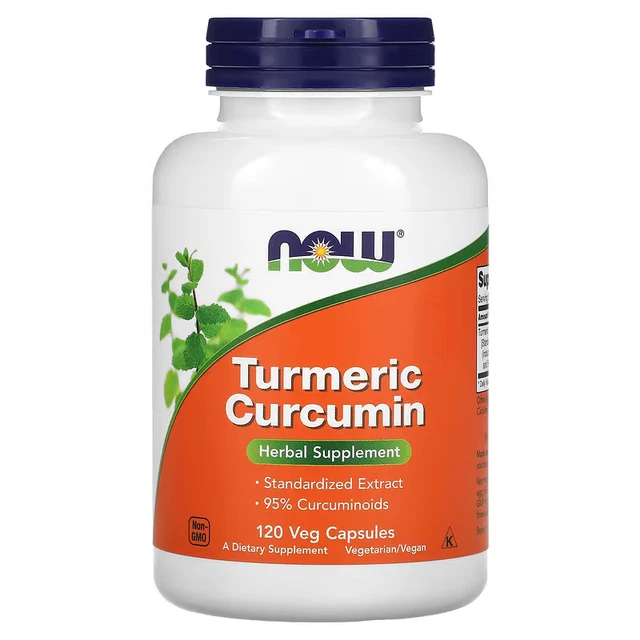 NOW FOODS, TURMERIC Curcumin, 120 Veg Capsules, Expiry:2028 £43.69 ...