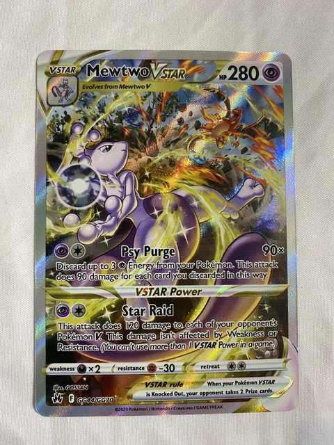 POKÉMON TCG MEWTWO VSTAR Crown Zenith: Galarian Gallery GG44/GG70 ...