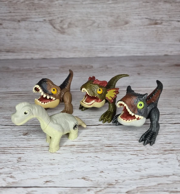 JURASSIC WORLD SNAP Squad Bundle x 3x Spinosaurus Raptor Dimorphodon ...