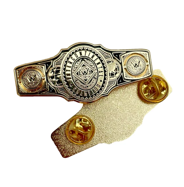 INTERCONTINENTAL CHAMPION BELT Enamel Pin Badge, Wrestling, WWE, WWF ...