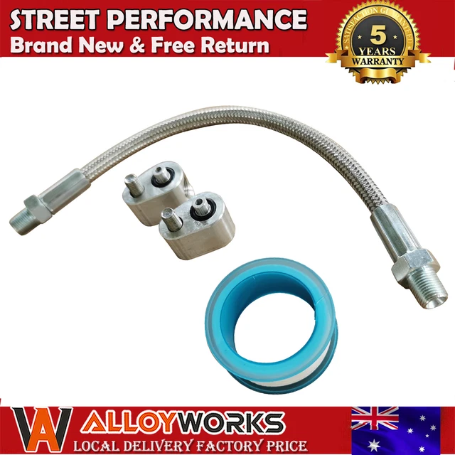 STAINLESS STEEL THROTTLE Body Bypass Coolant Crossover Kits For Holden ...