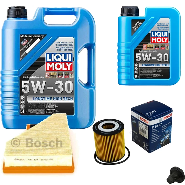 BOSCH INSPECTION SET 6L Liqui Moly Longtime High Technologie 5W-30 pour Mini EUR 122,31 ...
