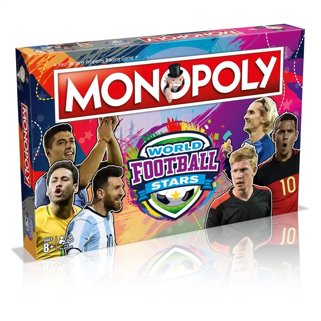 WINNING MOVES WORLD Football Stars Monopoly Board Game 33404 EUR 34,41 ...