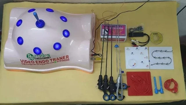 LAPAROSCOPIC SIMULATOR ENDOTRAINER Full Body Shape with 5 basic ...