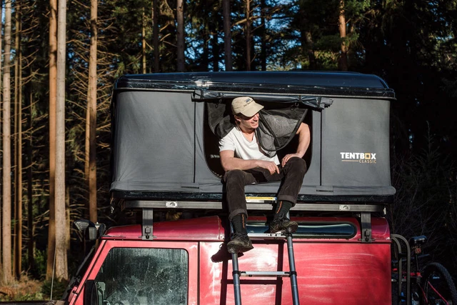 ROOF TENT TENTBOX Classic Overland Camping Roof Box Expedition Glamping ...