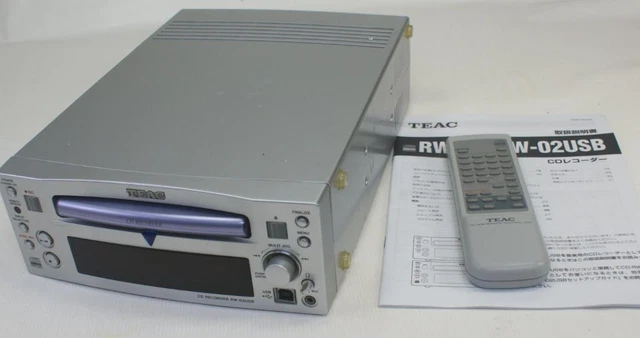 TEAC RW-02USB CD Recorder Remote Control Manual $584.44 - PicClick AU