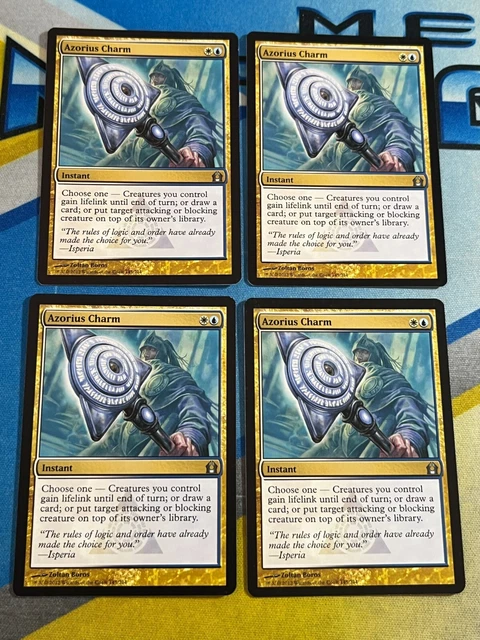 MAGIC THE GATHERING MTG Return to Ravnica AZORIUS CHARME x4 EUR 1,93 ...
