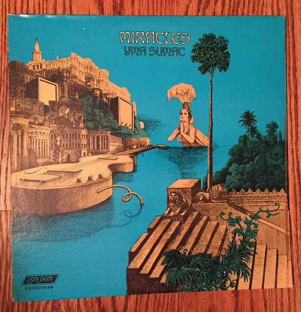 YMA SUMAC EXOTICA lounge LP “Miracles” LONDON ’72 orig stereo LES ...