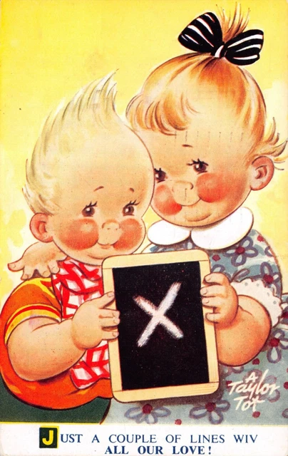 BAMFORTH TAYLOR Tots Comic Postcard Children No K195 Used Good Good ...