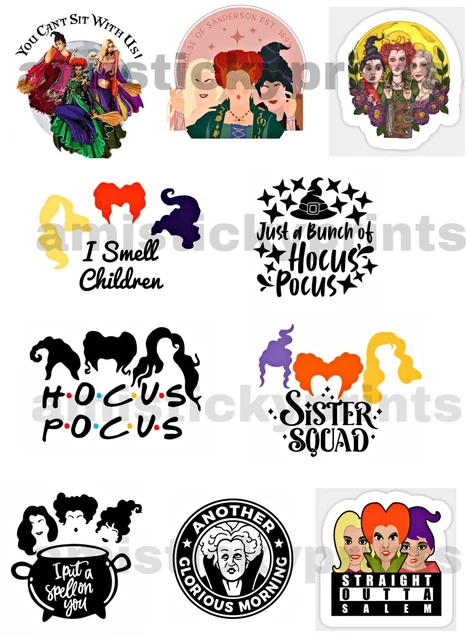 HOCUS POCUS STICKERS Disney Halloween Sanderson Sisters £3.70 - PicClick UK
