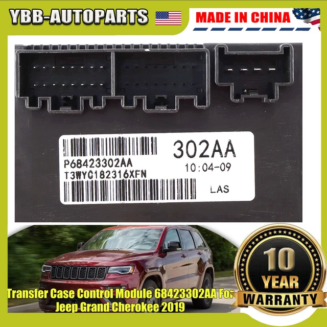TRANSFER CASE CONTROL Module 68423302AA For Jeep Grand Cherokee 2019 US ...