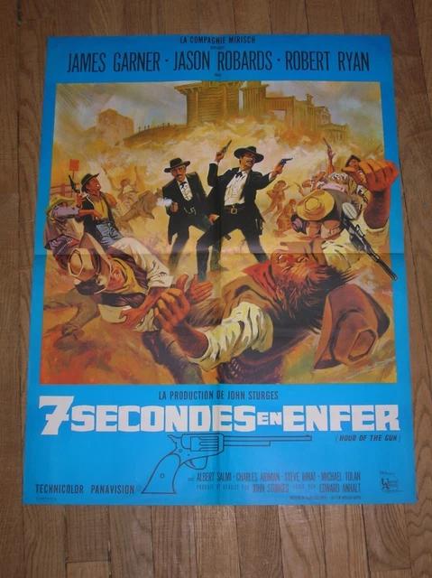 LOCANDINA ORIGINALE FILM " Sette Secondi IN Inferno " / James Garner ...