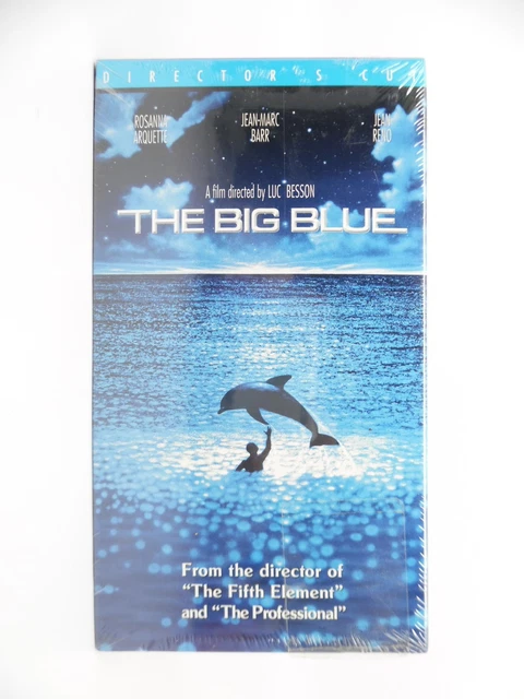 THE BIG BLUE - Director's Cut [VHS] A Film Réalisé par Luc Besson EUR ...
