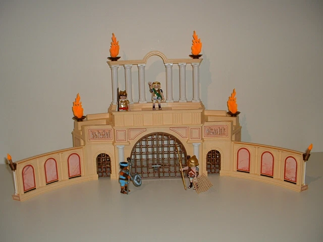 PLAYMOBIL HISTORY - Arène du Colisée romain avec empereur, gladiateurs ...