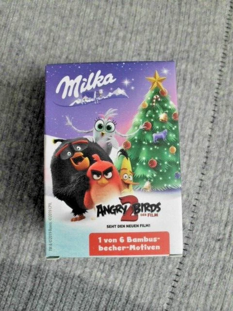 BAMBUSBECHER MILKA KINDERBECHER Kaffeebecher Becher Bomb Angry Birds ...