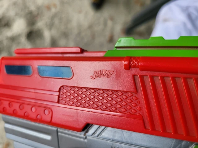 VINTAGE JA-RU FOAM Dart Blaster Toy Gun Pump Action Collectable Pistol ...