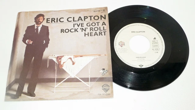 ERIC CLAPTON &I'VE Got A Rock 'n' Roll Heart" german 1983 M-/EX 7" PS ...
