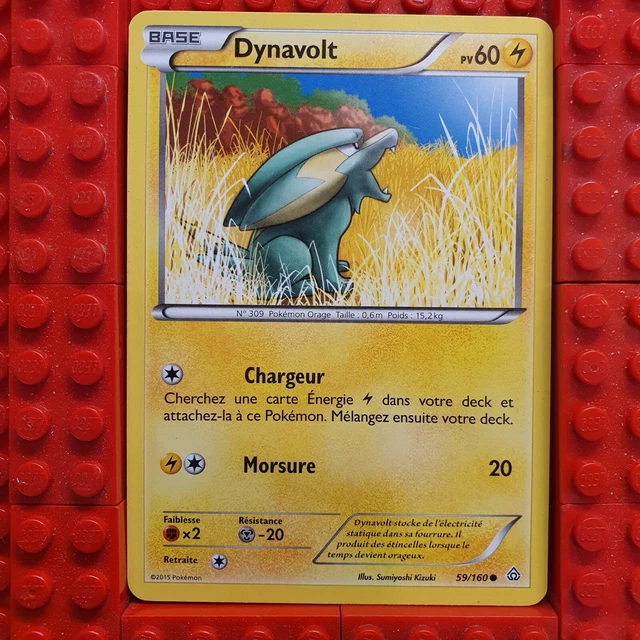 CARTE POKÉMON SÉRIE XY Primo Choc 59/160 dynavolt EUR 2,50 - PicClick FR