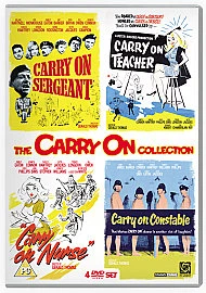 (CD020) CARRY ON Collection Vol.1 (DVD, 4 Disc) Constable Teacher Nurse ...