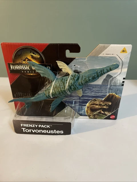 2025 JURASSIC WORLD Rebirth Frenzy Pack Torvoneustes Dinosaur Action ...