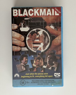 BLACKMAIL [VHS] CIC Video Big Box Ex-Rental Tape Susan Blakely 1991 ...