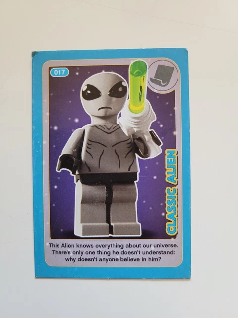 LEGO CARD CREATE the world incredible inventions Classic Alien #17 2018 ...