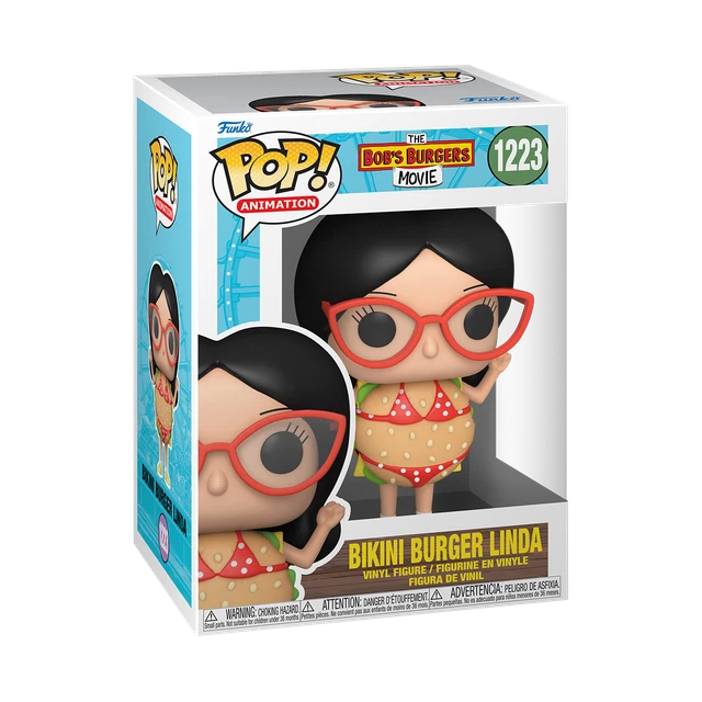 BOB'S BURGERS BIKINI Burger Linda Pop Animation #1223 Vinyl Figurine ...