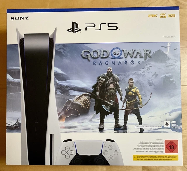SONY PLAYSTATION 5 Disk Edition God of War GoW Bundle PS5 Disc ...