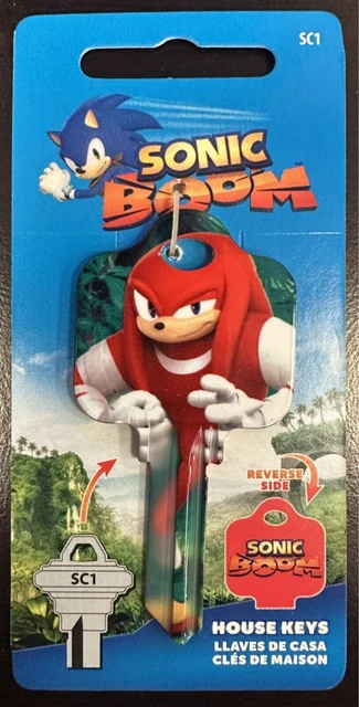 SEGA - SONIC BOOM - Knuckles the Echidna House Key Blank SC1 Keyway ...